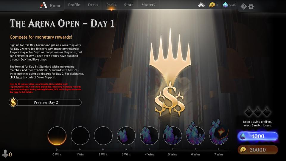 Introducing The Arena Open Tournament: Up to $2000 USD Cash in Prizes ...