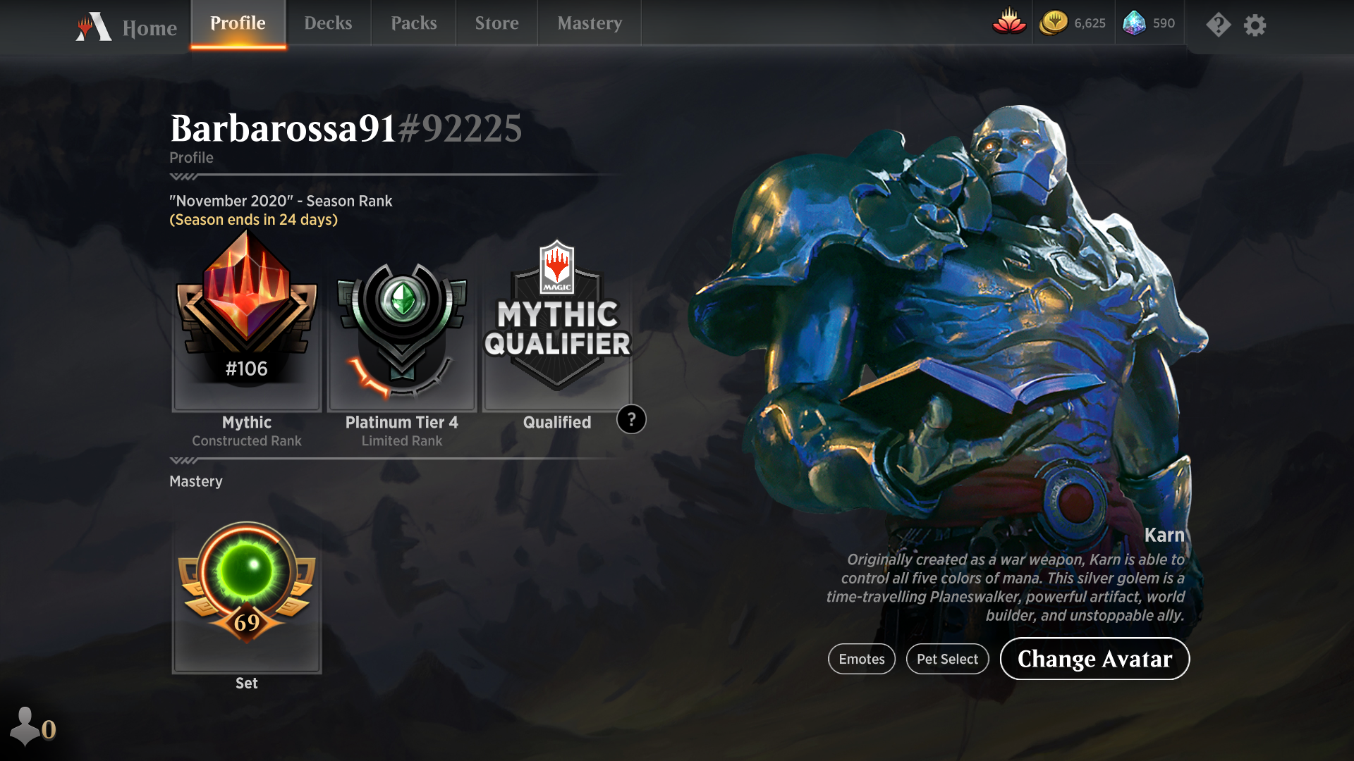 Esper Doom Foretold by Barbarossa91 - #106 Mythic - November 2020 ...