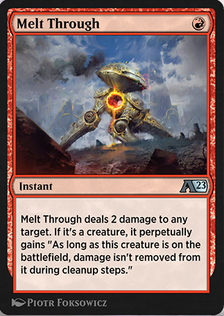 Melt Through • Spoilers • MTG Arena Zone